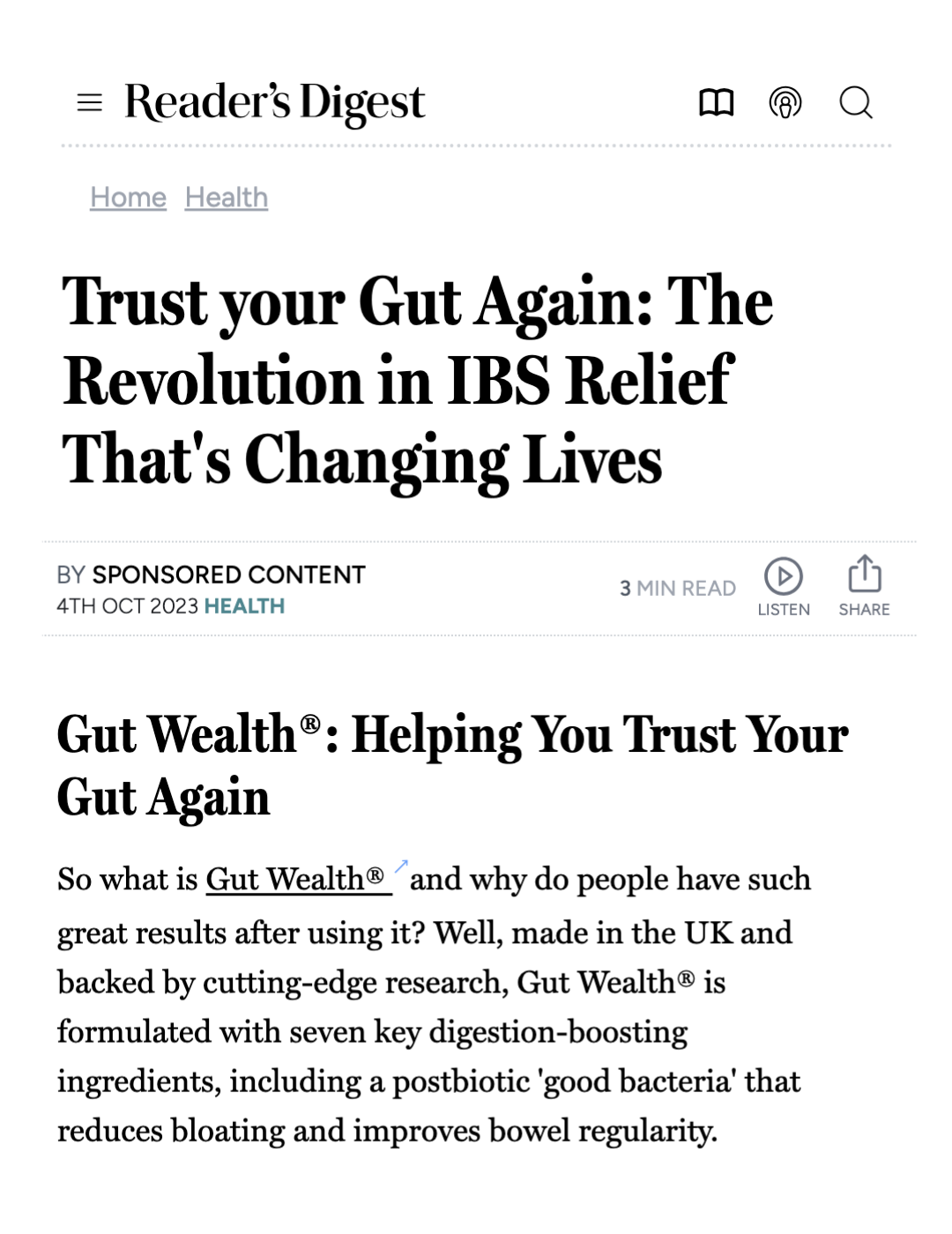 Gut Wealth Liquid Food Supplement | Gutsy Health LTD – Gut Wealth ...